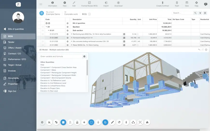 NOVA BIM cloud BIM5D project management software